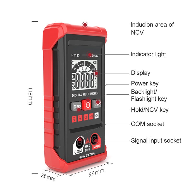 Electronic Auto Digital Multimeter – ffmetro