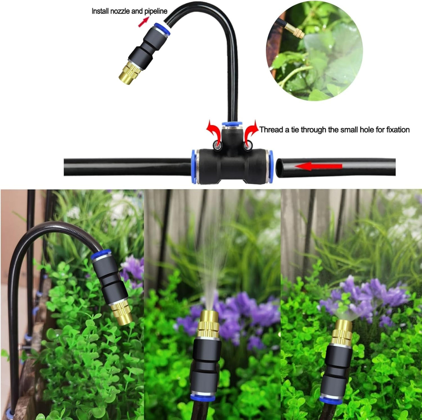 🔥360° Curved Garden Automatic Irrigation System – ffmetro
