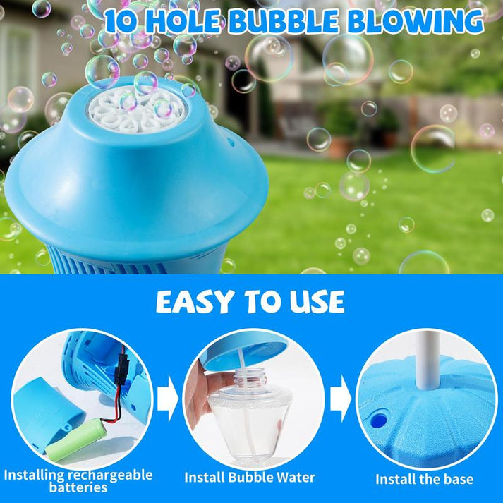 🔥Bubble Maker for Kids – Adjustable Height Stand – ffmetro