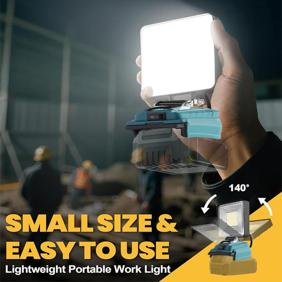 ⚡3000LM Cordless LED Work Light with charging Ports – ffmetro
