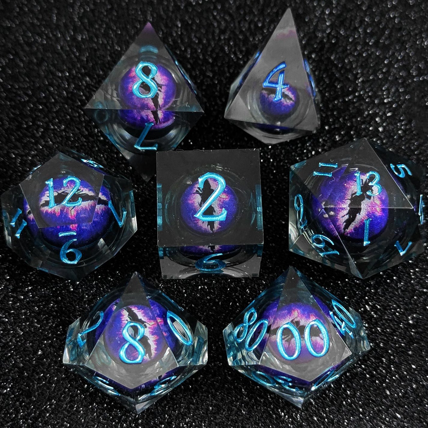 Cthulhu two-color dragon eye movable DND dice – ffmetro
