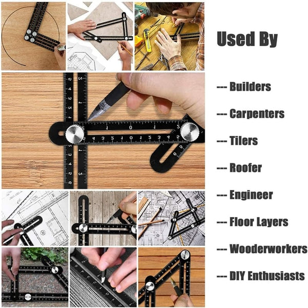 12-fold Multi Angle Measuring Ruler – ffmetro