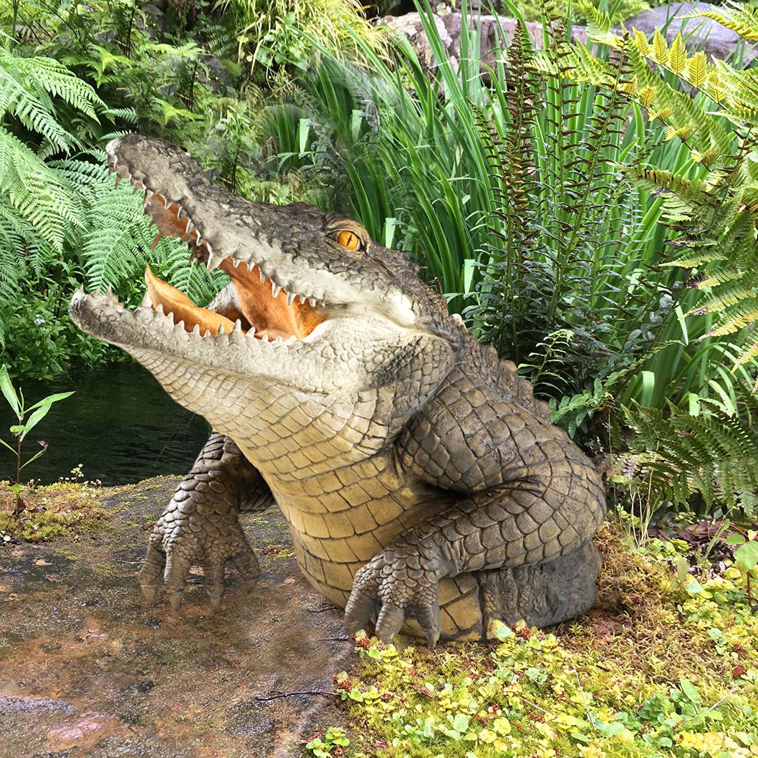 Garden Swamp Gator Statue – ffmetro