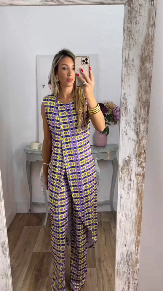 New Arrival Abstract Printed Comfy Suit For Women – ffmetro