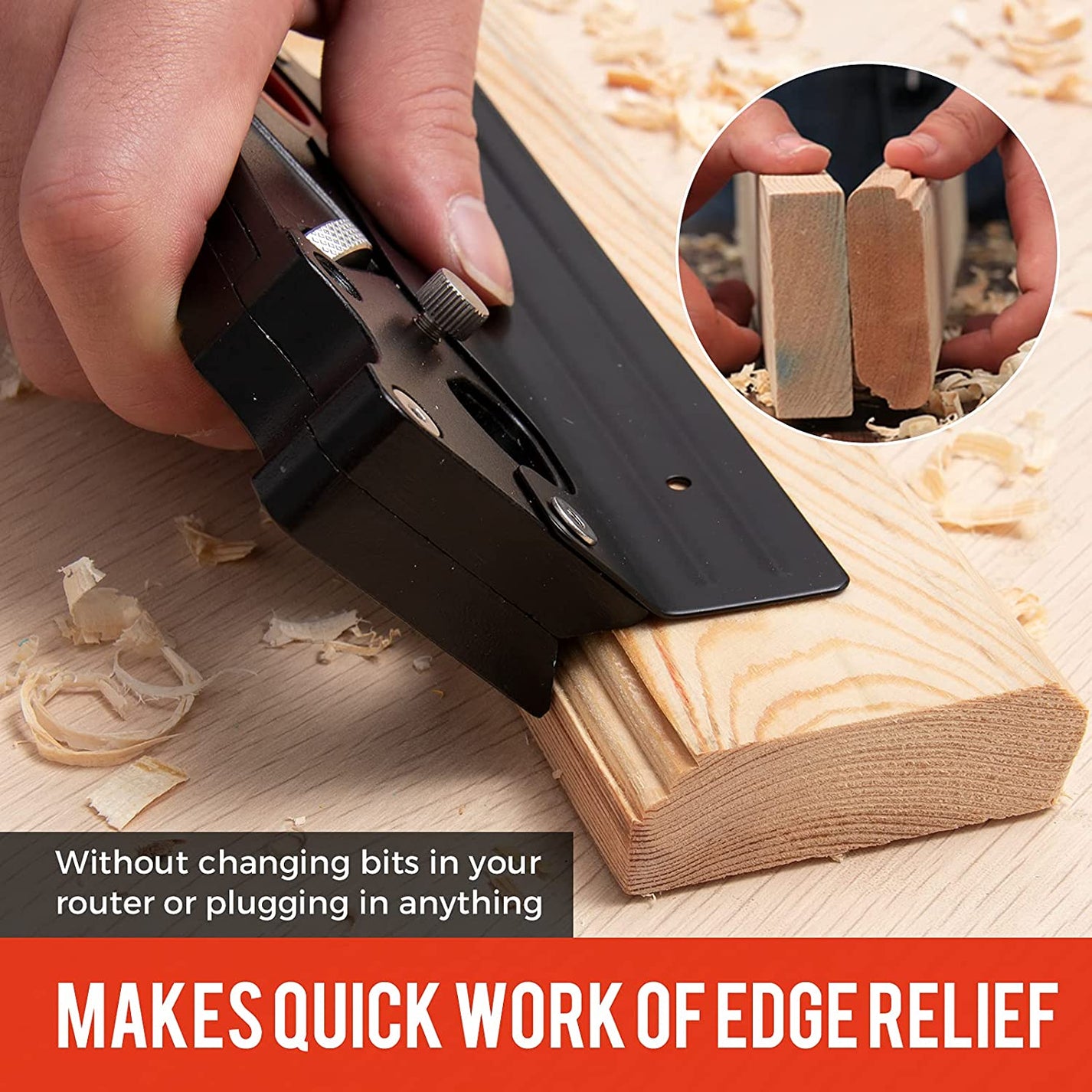 Chamfer Plane - Woodworking Edge Corner Flattening Tool – ffmetro