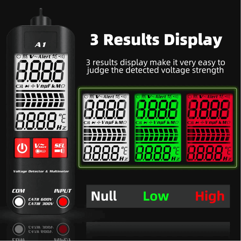 A1 Fully Automatic Anti-Burn Intelligent Digital Multimeter – ffmetro