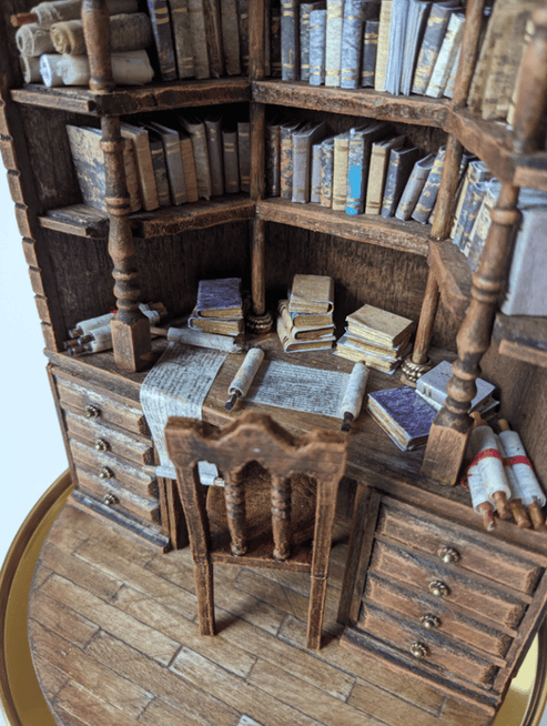 🔖"The bay library" Miniature Bookcase – ffmetro