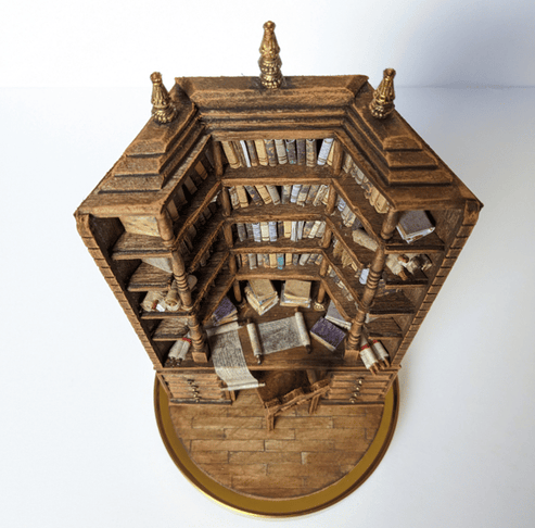 🔖"The bay library" Miniature Bookcase – ffmetro