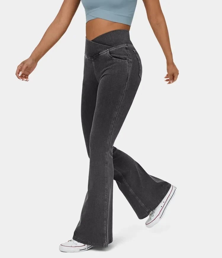 Women's Magic High Waist High Stretch Flare Pants – ffmetro.com