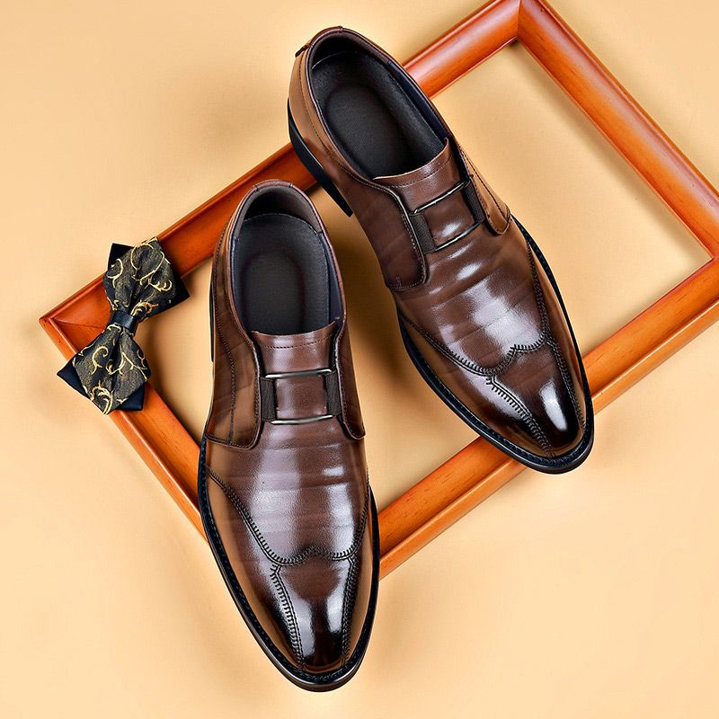 2023 new men's leather sports shoes (suitable for many occasions) 🔥 fr ...