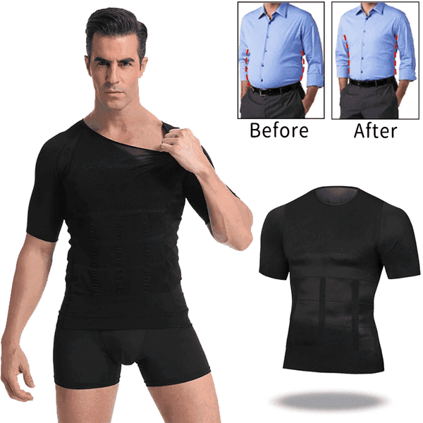 Men Body Toning Shaper T-Shirt – ffmetro