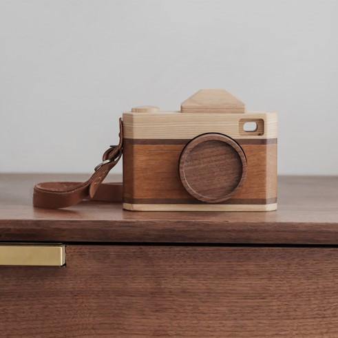 Wooden Camera Handcrafted Wood Retro Camera Décor Gifts-DC – ffmetro